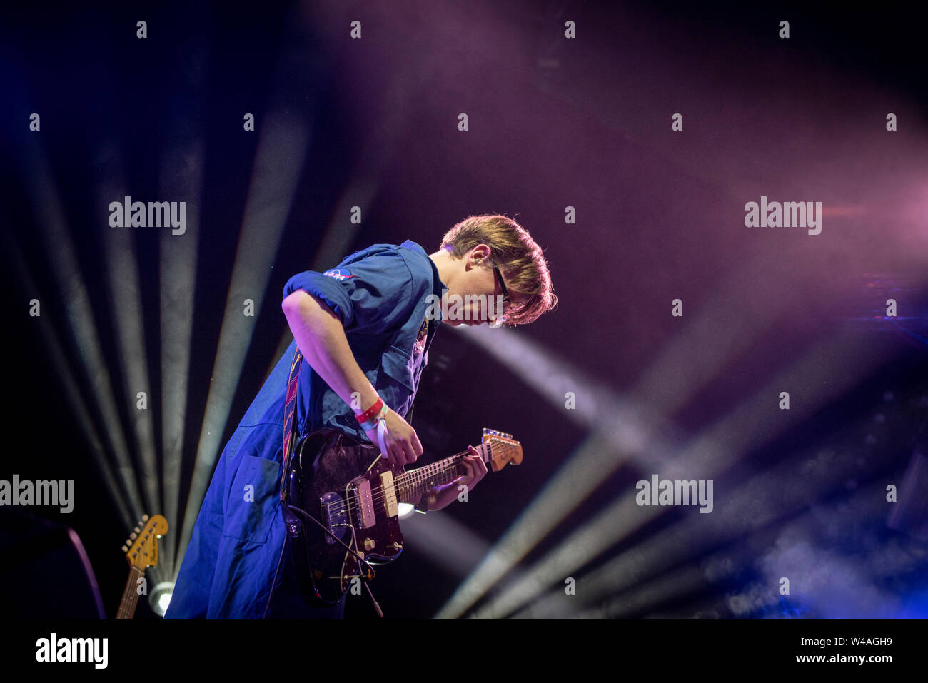 Adrian Ingham played with The Hello Cosmos band at the Blue Dot ...