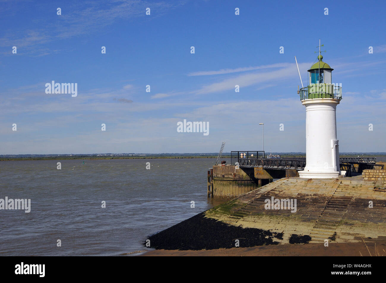 Lighthouse, Paimbœuf, France, Europe Stock Photo - Alamy