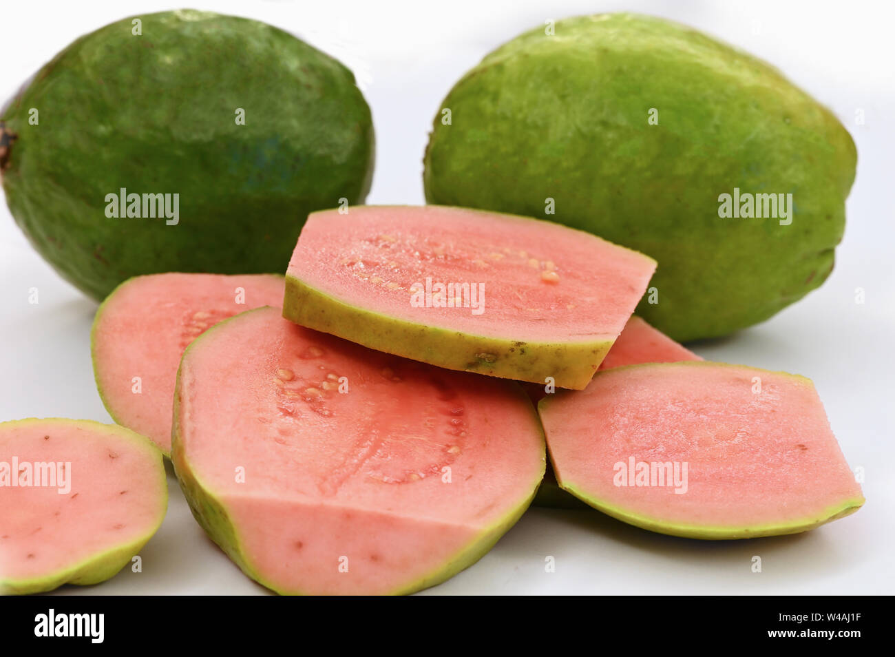 Sliced whole green guava close hi-res stock photography and images - Alamy