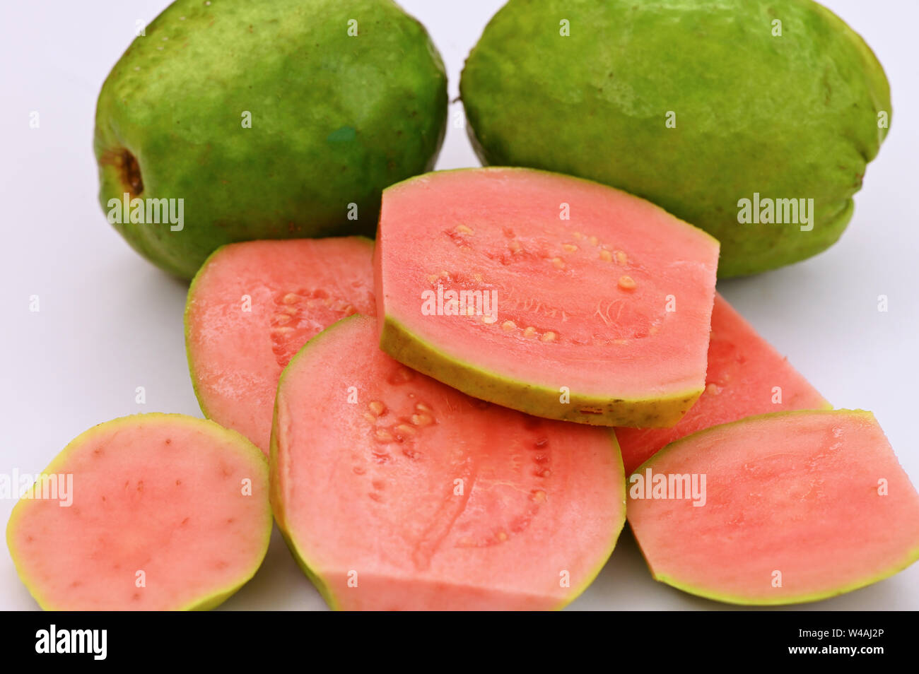 Sliced whole green guava close hi-res stock photography and images - Alamy