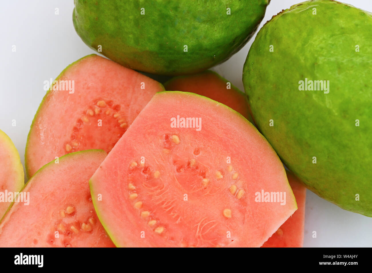 Sliced whole green guava close hi-res stock photography and images - Alamy