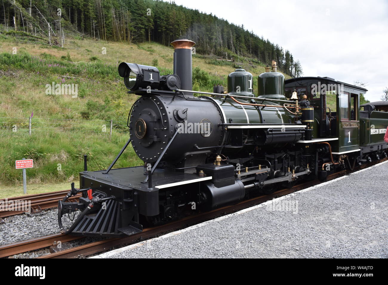 Brecon Mountain Railway Stock Photo - Alamy