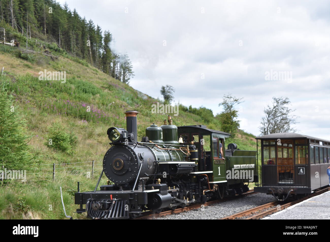 Brecon to merthyr steam train hi-res stock photography and images - Alamy