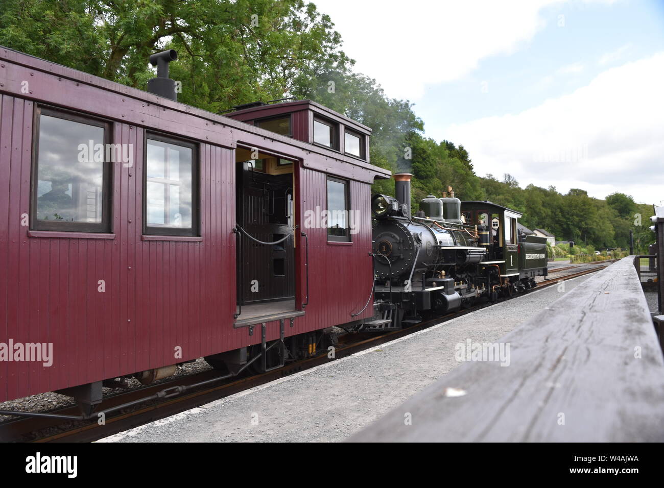 Brecon Mountain Railway Stock Photo - Alamy