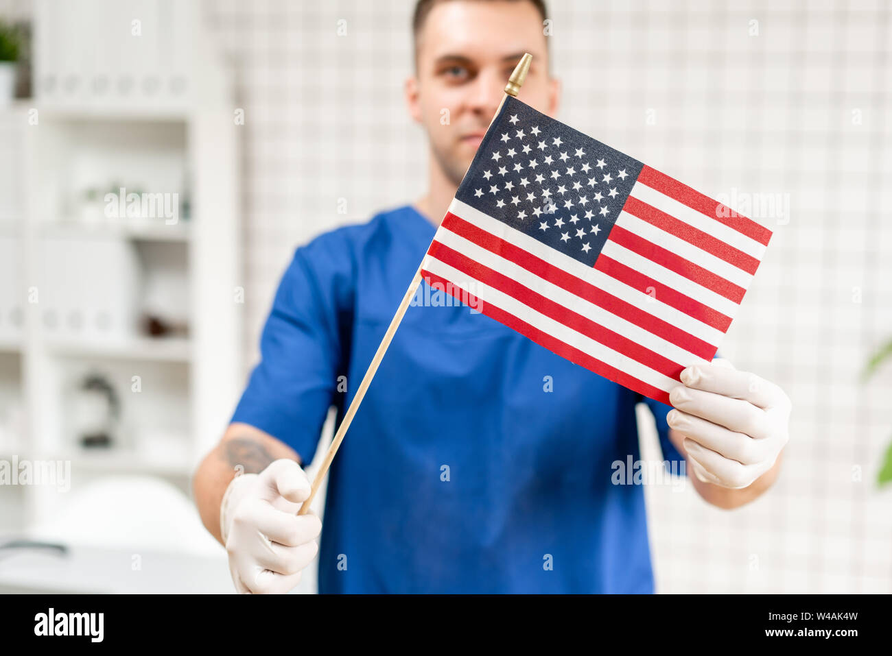 Doctor portrait usa hospital hi-res stock photography and images - Alamy