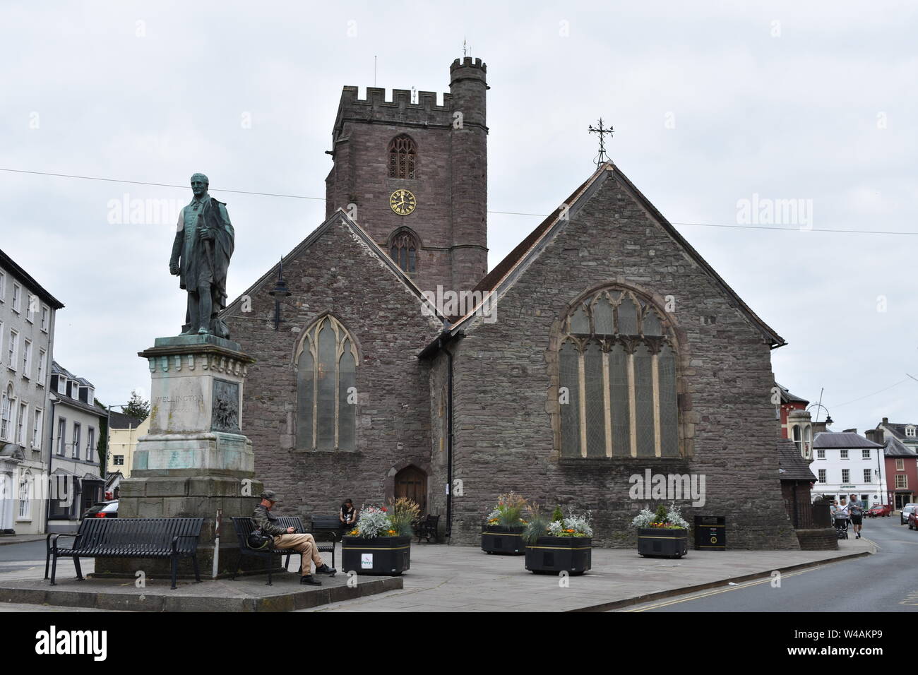 Brecon Town Centre High Resolution Stock Photography and Images - Alamy