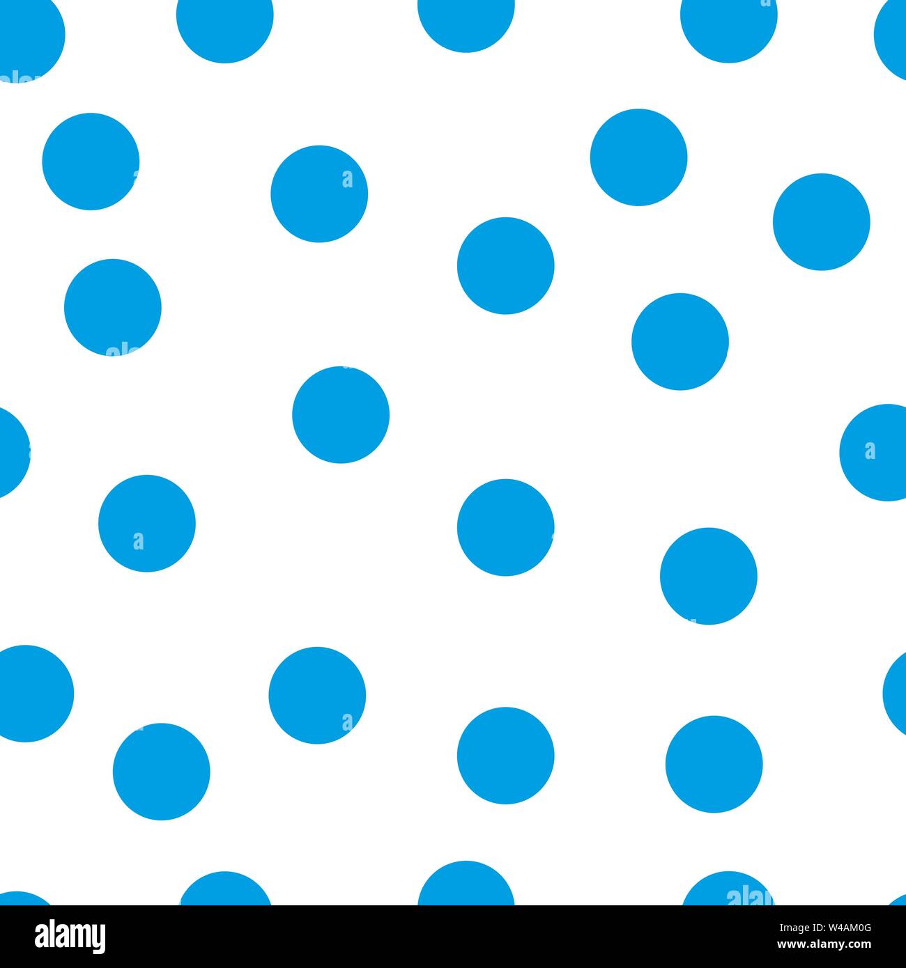 Vector beautiful polka dot pattern. Blue background. eps10 Stock Vector ...