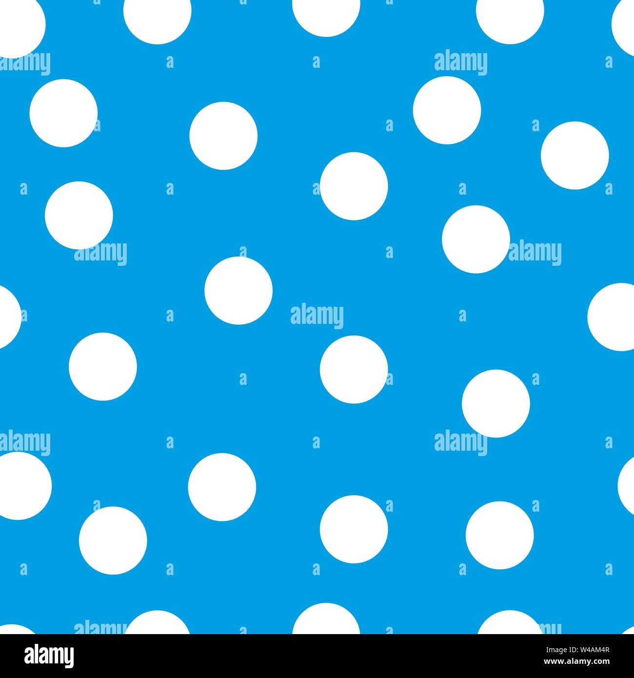 Vector beautiful polka dot pattern. Blue background. eps10 Stock Vector ...