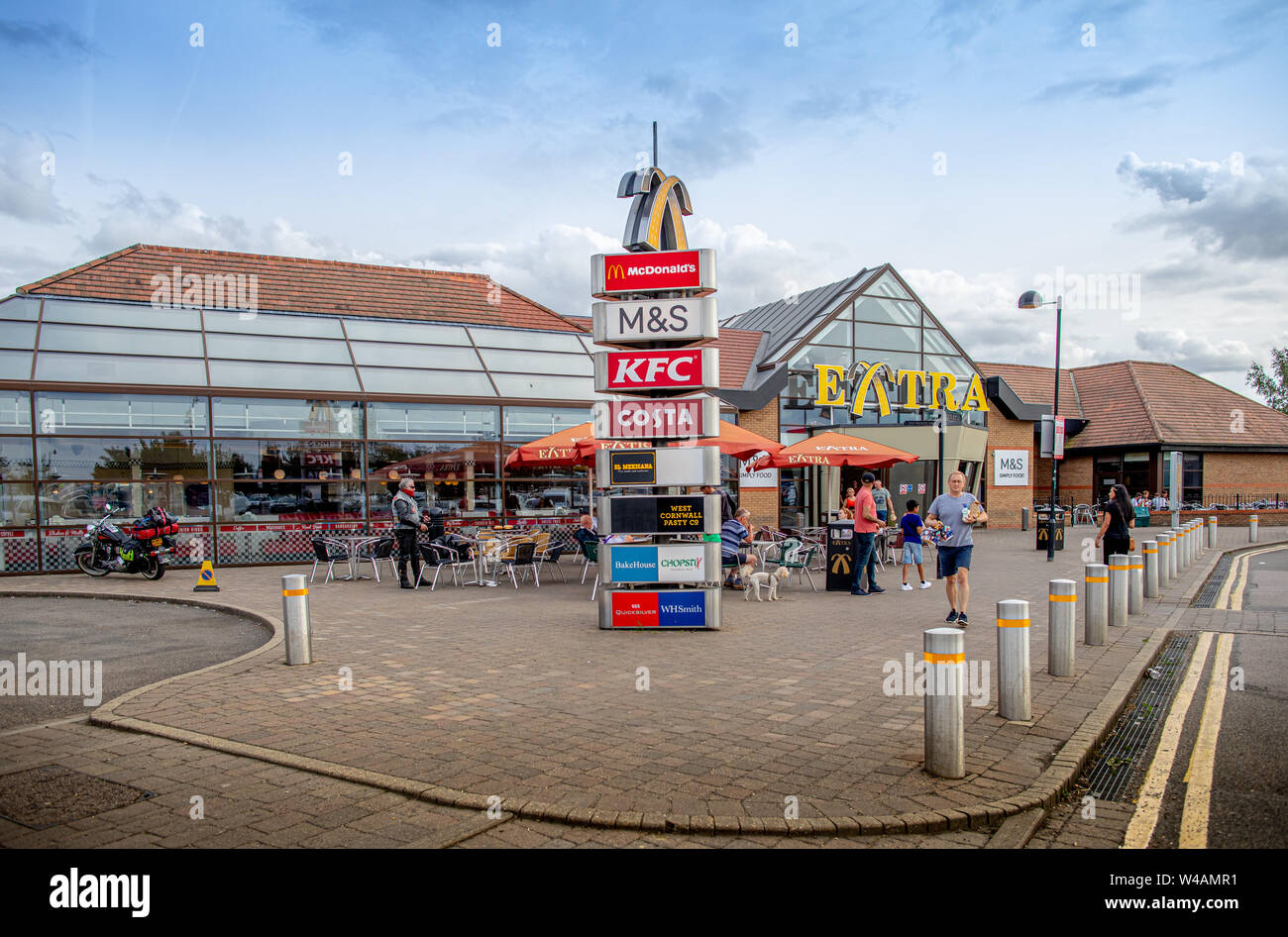 Images of Cambridge Service Station on the A14 trunk road in ...