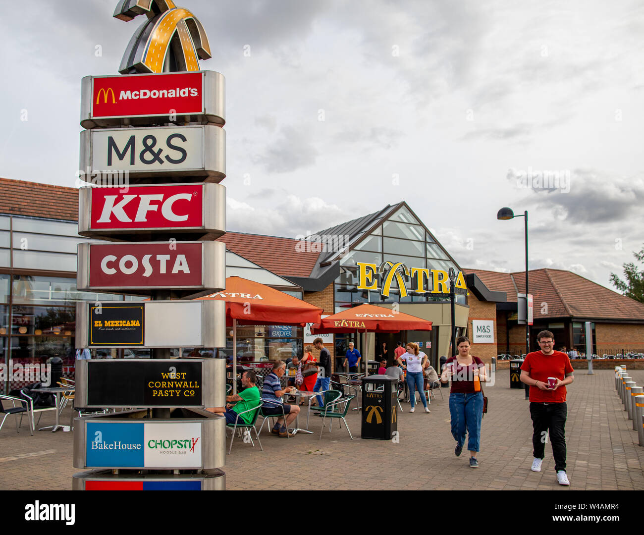 Images of Cambridge Service Station on the A14 trunk road in ...
