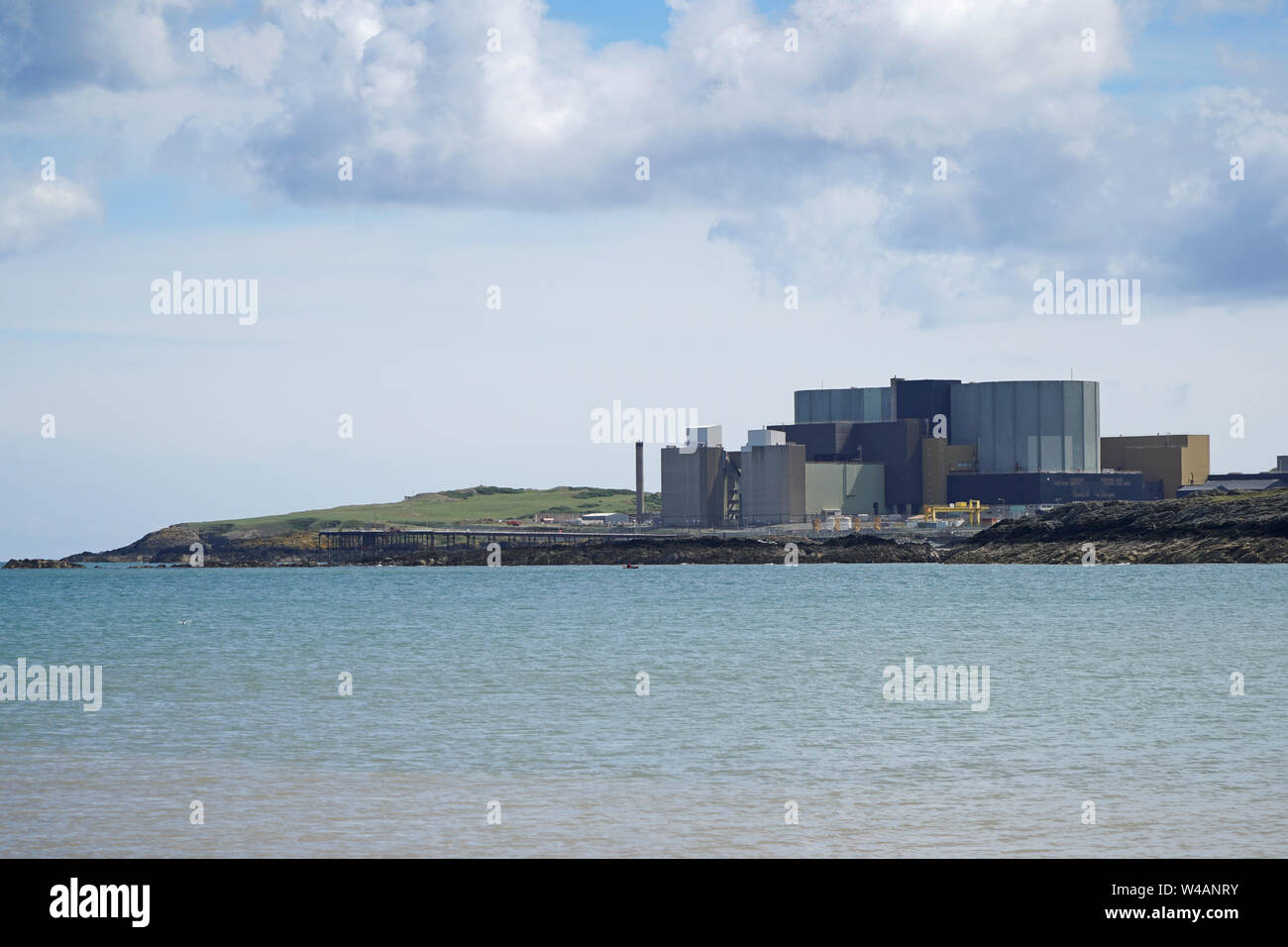 Wylfa Nuclear Power Station, Anglesey, Wales Stock Photo - Alamy