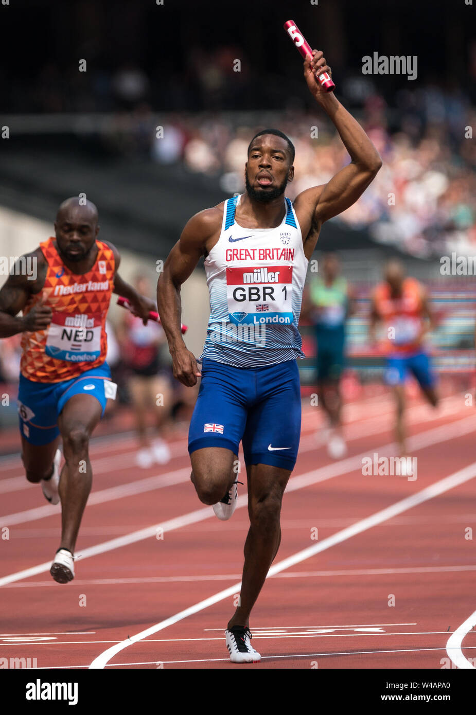 British olympic relay team hi-res stock photography and images - Alamy