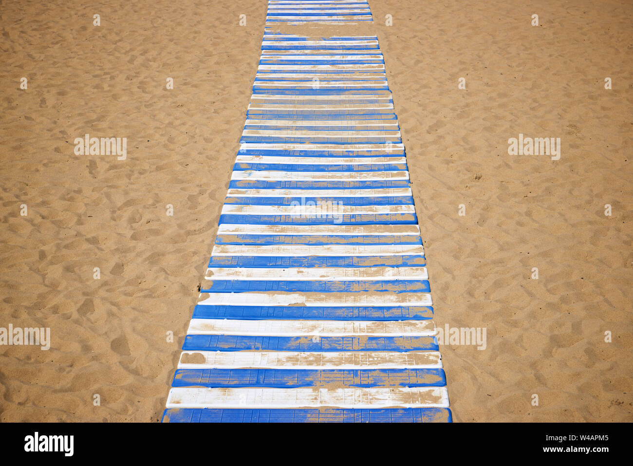 Plastic walkway sand beach hi-res stock photography and images - Alamy