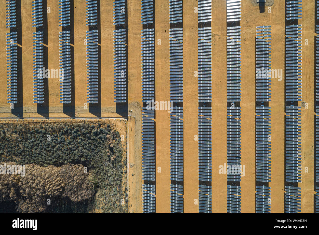 Field of Solar Panel Stock Photo - Alamy