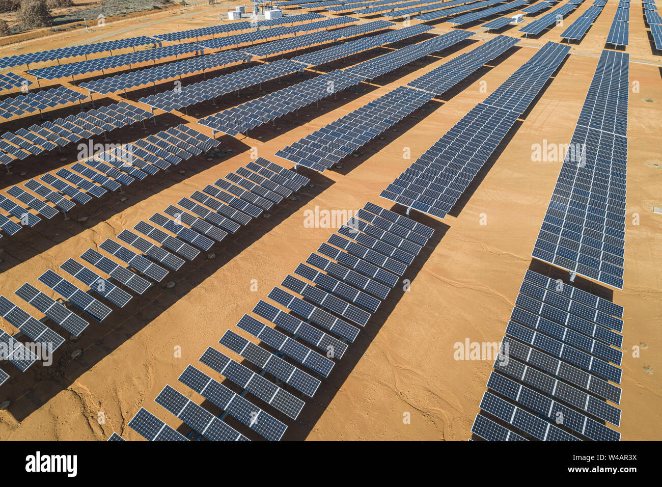Field of Solar Panel Stock Photo - Alamy