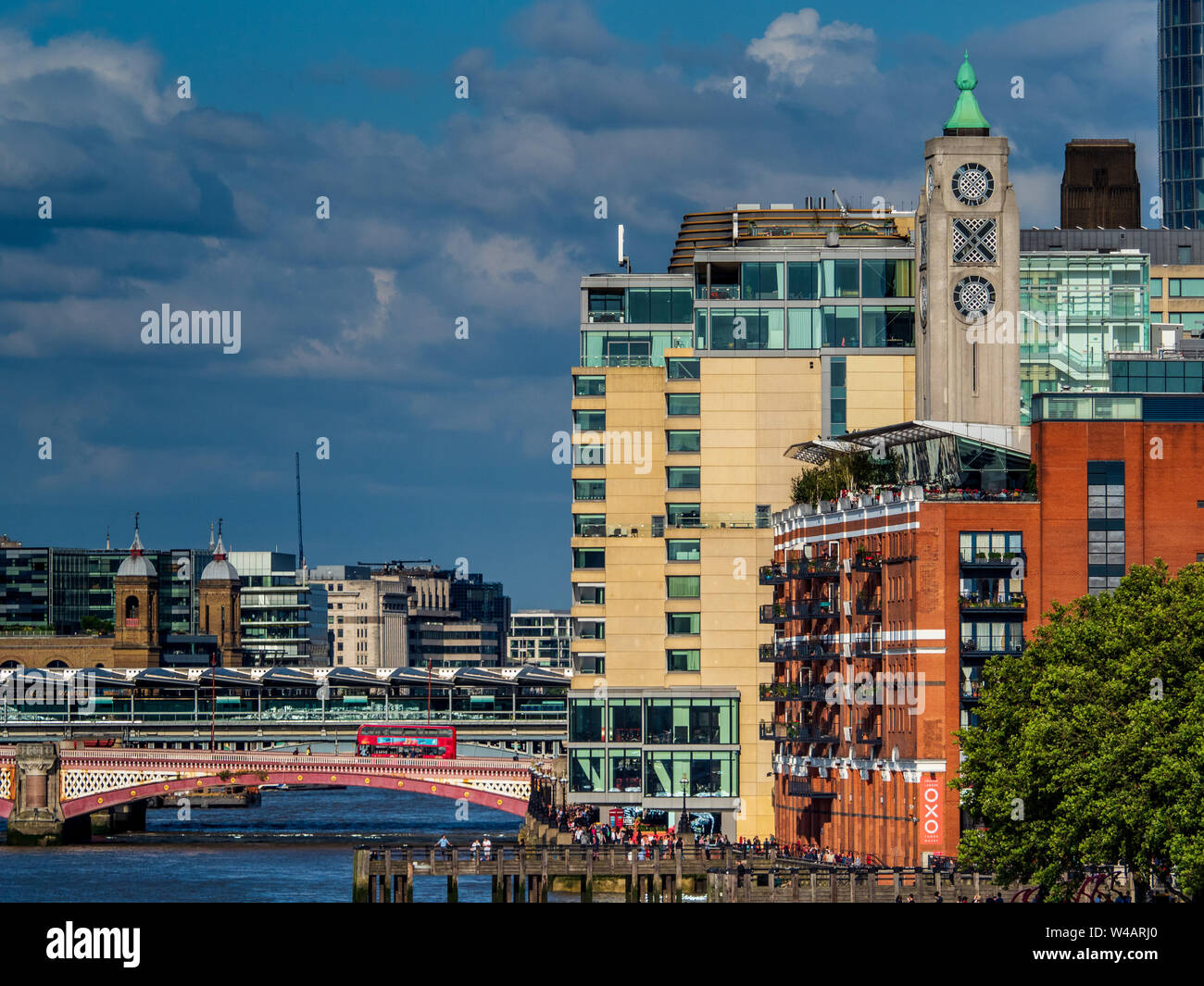 Oxo Tower London and Sea Containers Building - London South Bank ...
