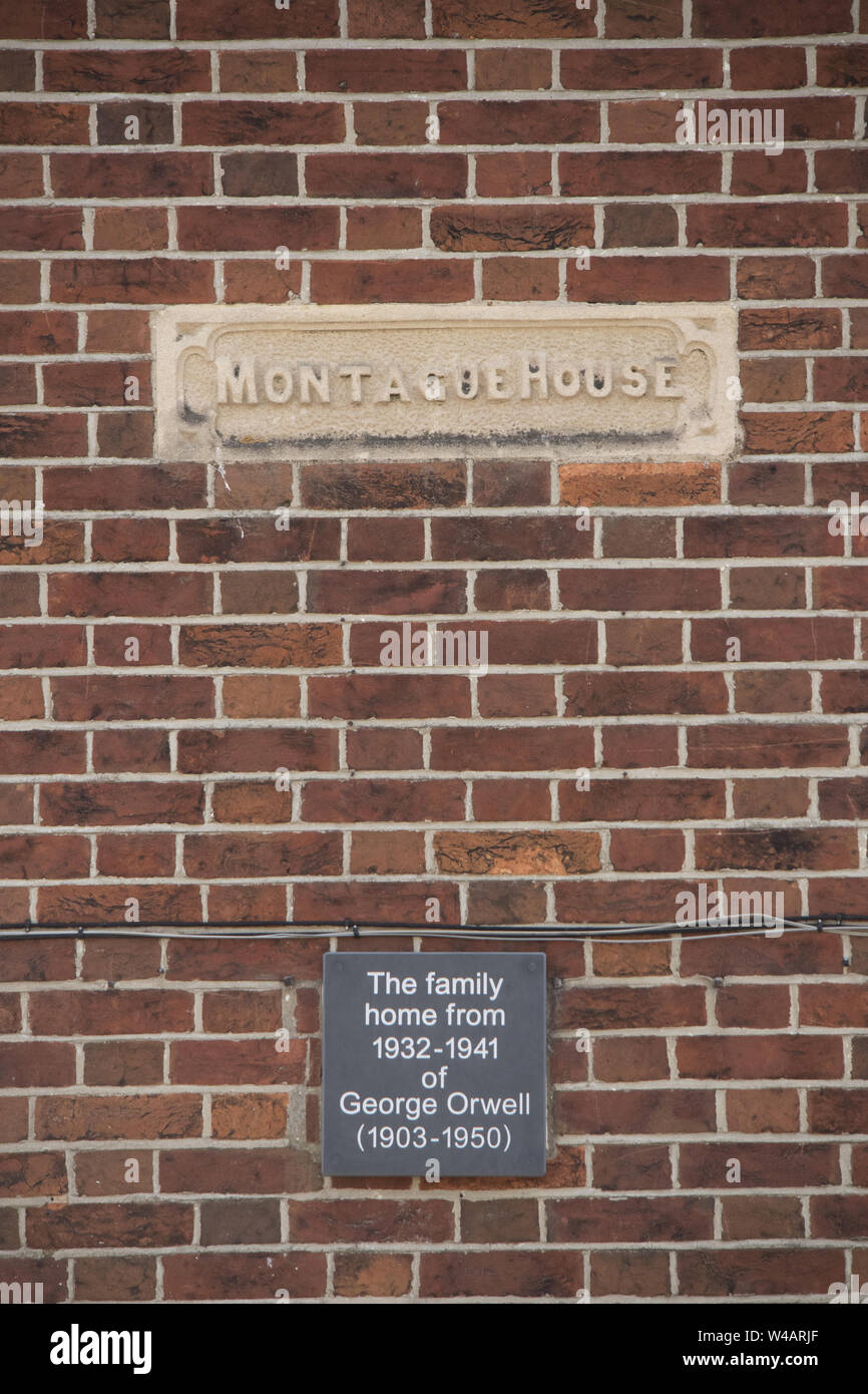 Montague House where George Orwell lived from1932-1941 in Southwold ...