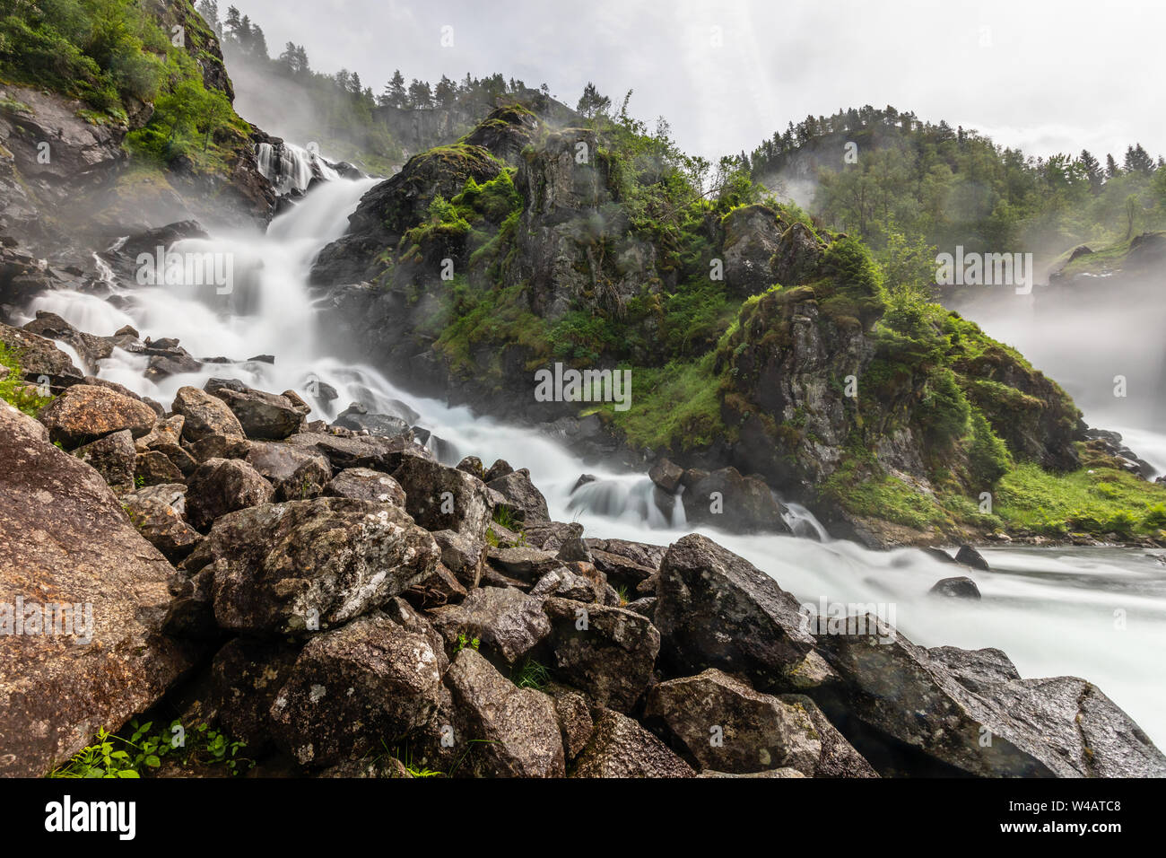 Scandinavian waterfalls hi-res stock photography and images - Alamy