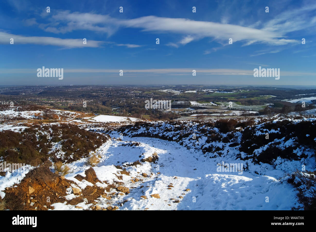 UK,Derbyshire/South Yorkshire,Totley,Moss Road at Wimble Holme Hill and ...
