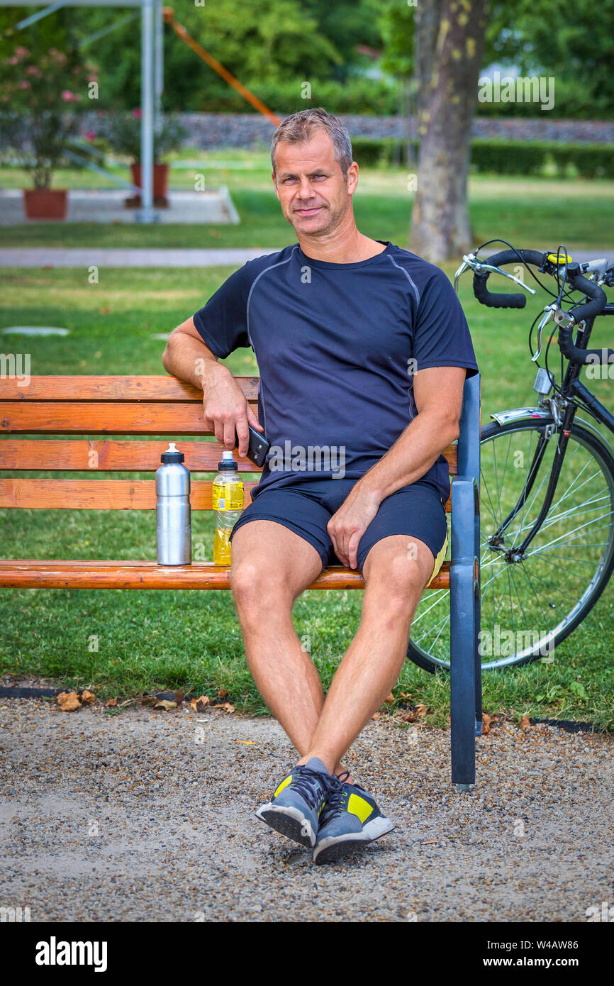 Handsome middle aged man hi-res stock photography and images - Alamy