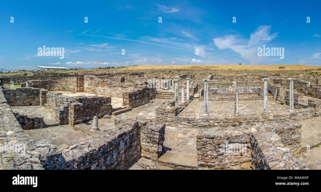 Stobi - Archaeological site in Macedonia - Basilica Stock Photo - Alamy