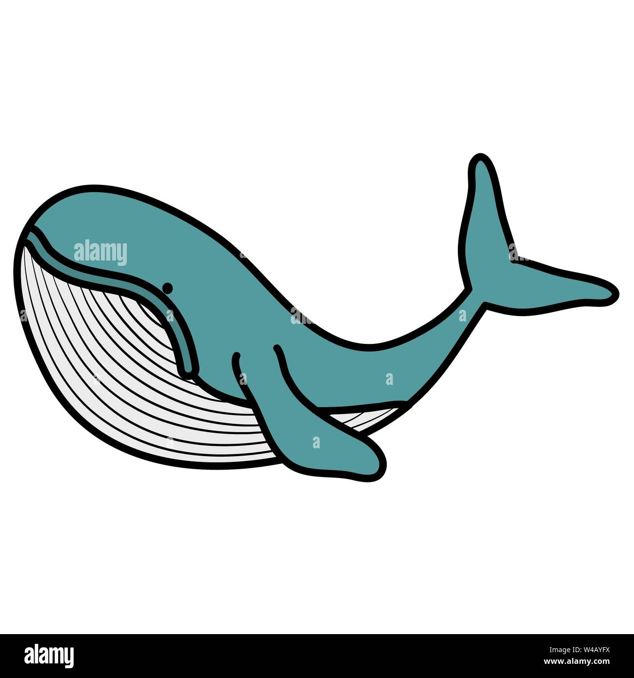 cute whale childish character vector illustration design Stock Vector ...