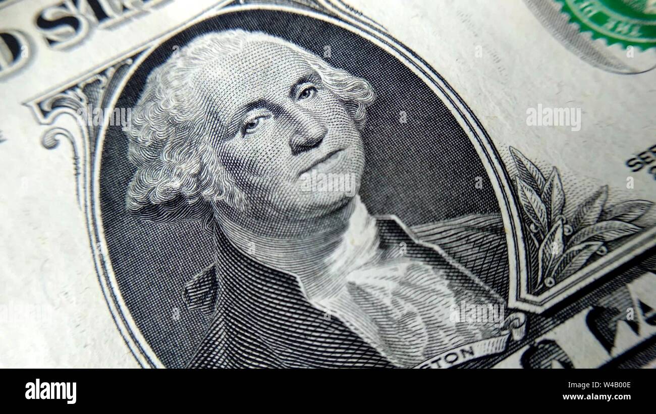 1 dollar bill george washington hi-res stock photography and images - Alamy