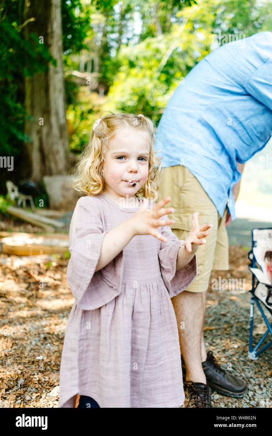 Child Eating A Smore High Resolution Stock Photography and Images - Alamy