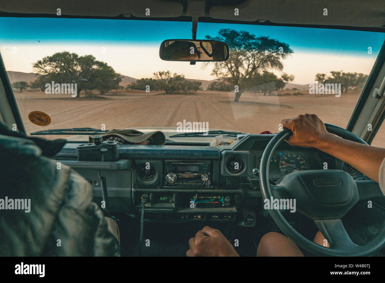 Off-Roading Sand Dunes in 4x4 Stock Photo - Alamy
