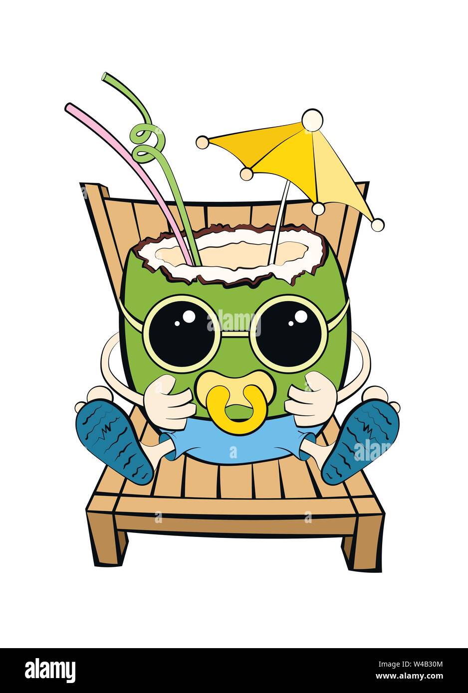 Cartoon sunbathing High Resolution Stock Photography and Images - Alamy