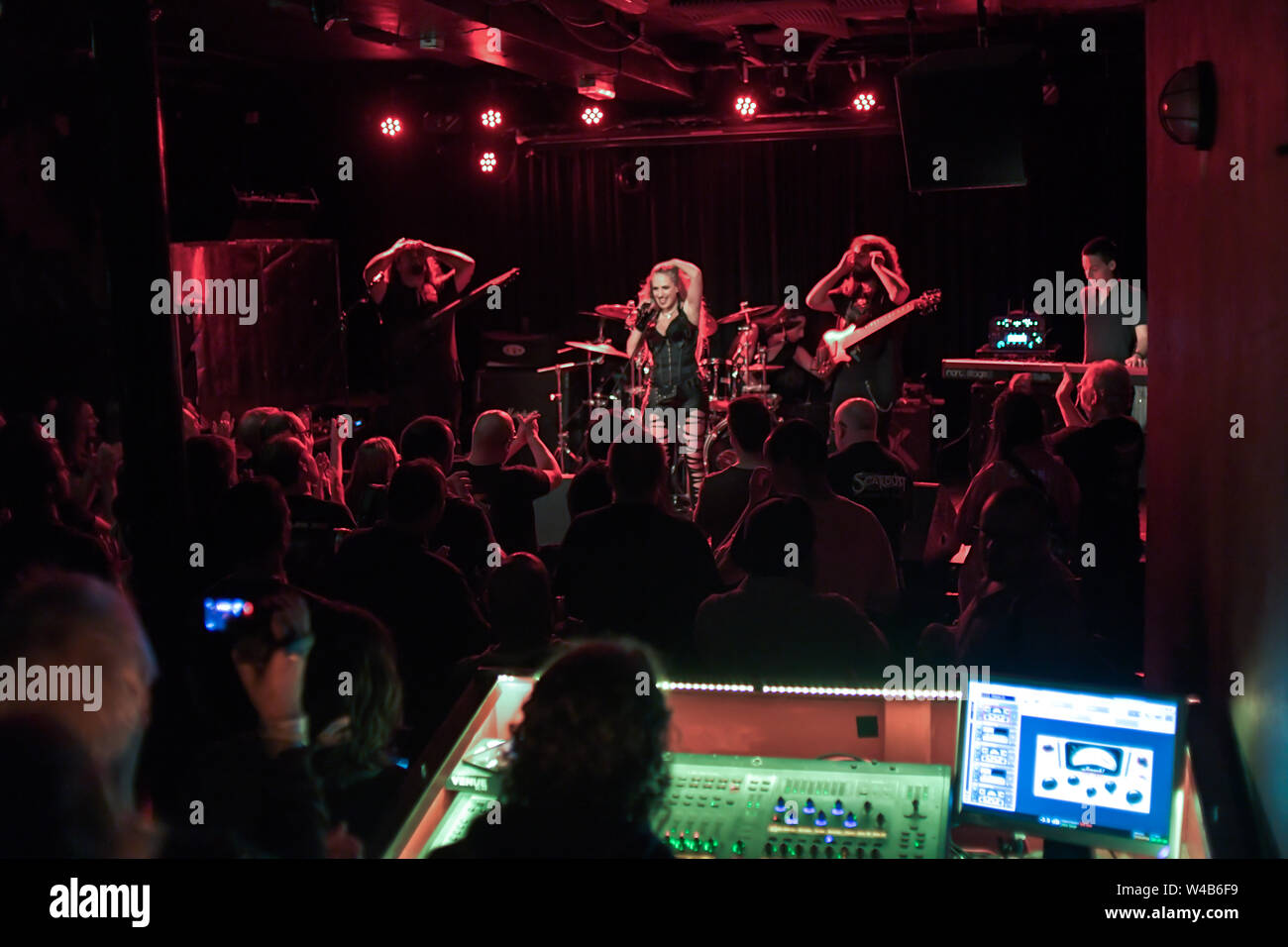 London, UK. 21st July, 2019. Noa Gruman is a Vocalist of Scardust from ...