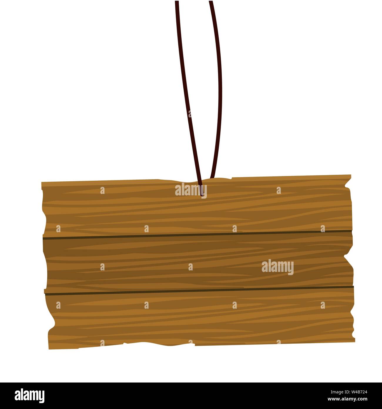 wooden sign frame cartoon vector illustration graphic design Stock ...