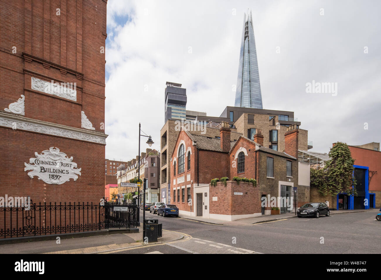 ARTHUR'S MISSION Snowsfields Guinness Trust Buildings 1897 Stock Photo ...