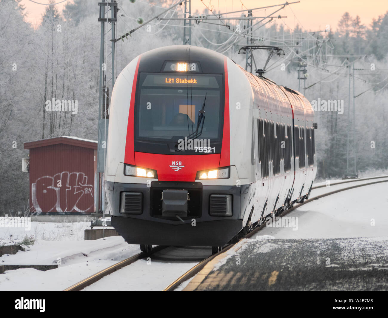 Norwegian railways hi-res stock photography and images - Alamy