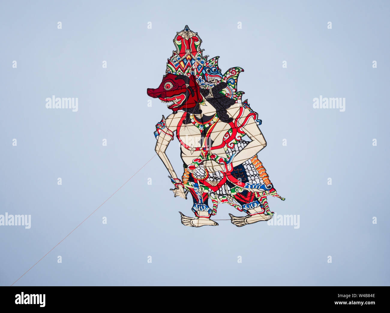 Pasir Gudang, Malaysia - March 1, 2018: Kite with traditional ...