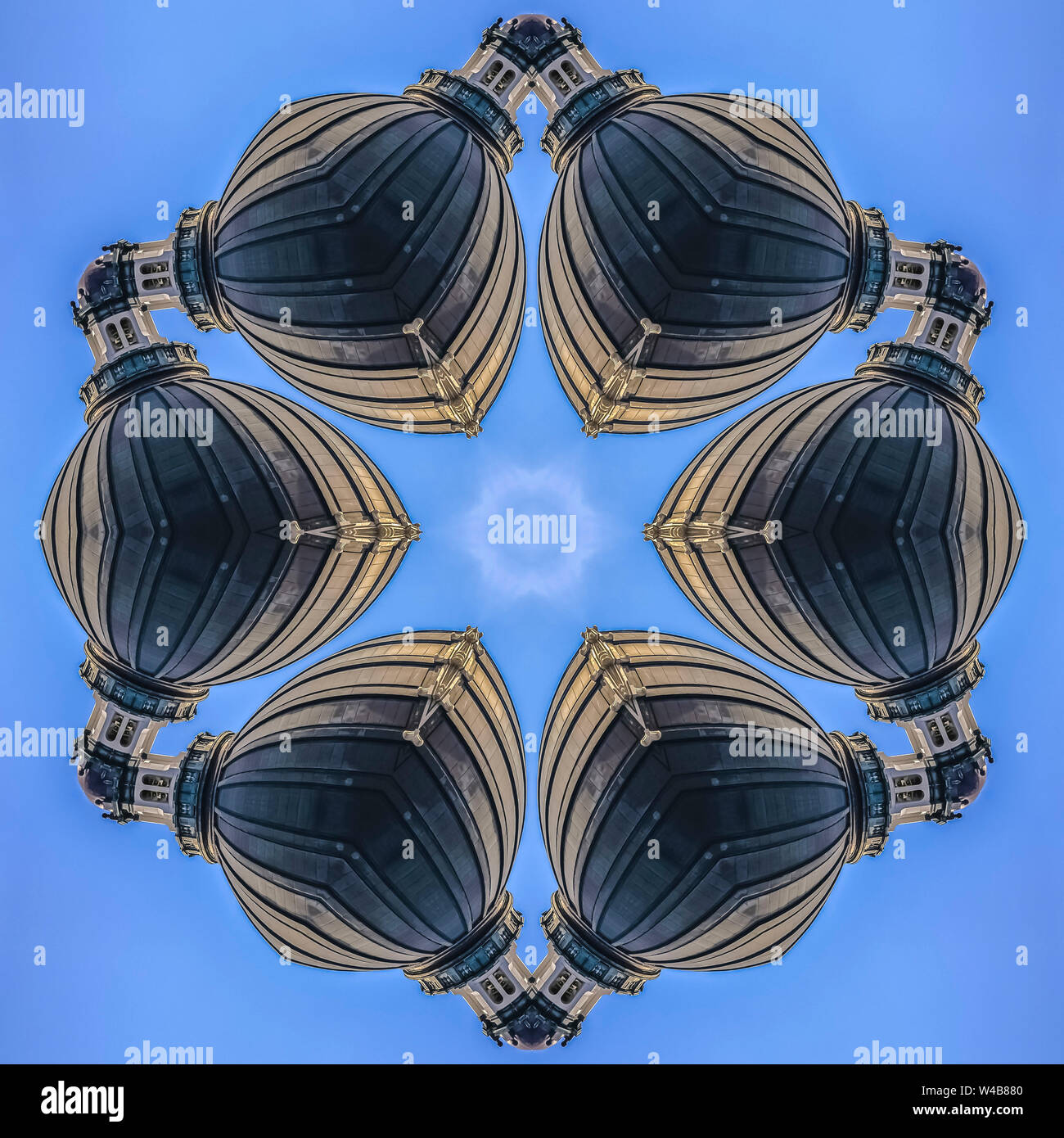 Interesting shapes made from a part of the Capital. Geometric ...