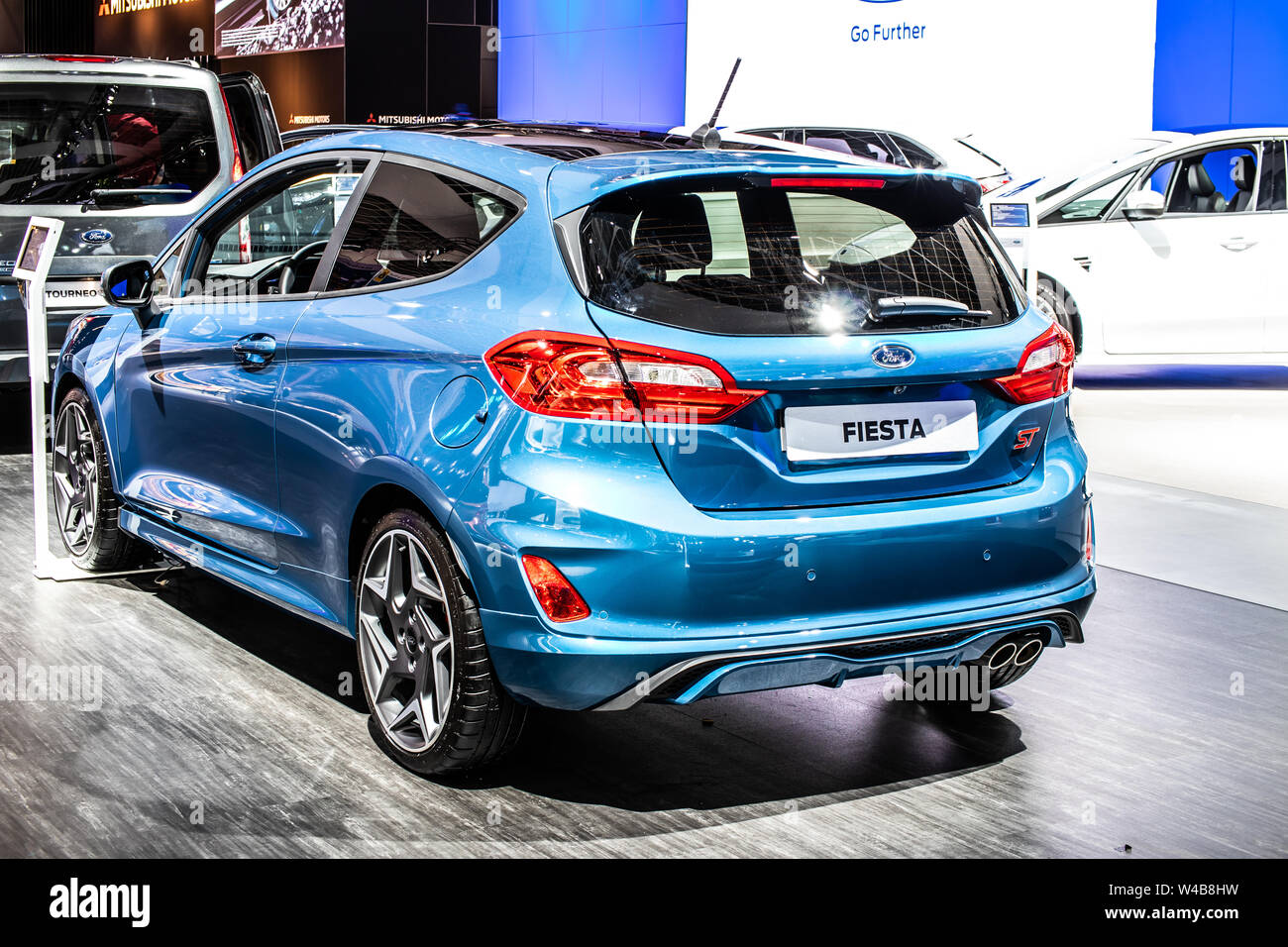 Brussels, Belgium, Jan 2019 new Ford Fiesta, Brussels Motor Show ...