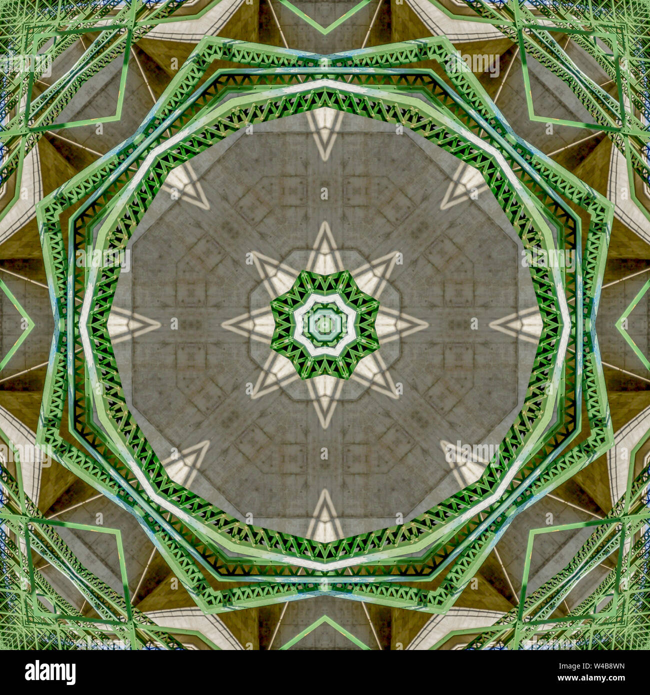 Circular design with copy space and negative space in the center made ...