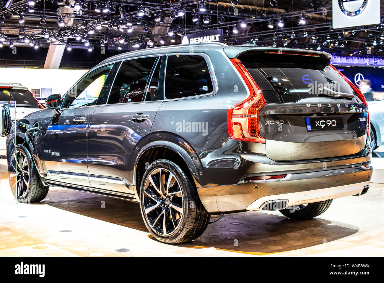 Brussels, Belgium, Jan 2019 Volvo XC90, Brussels Motor Show, 2nd gen ...