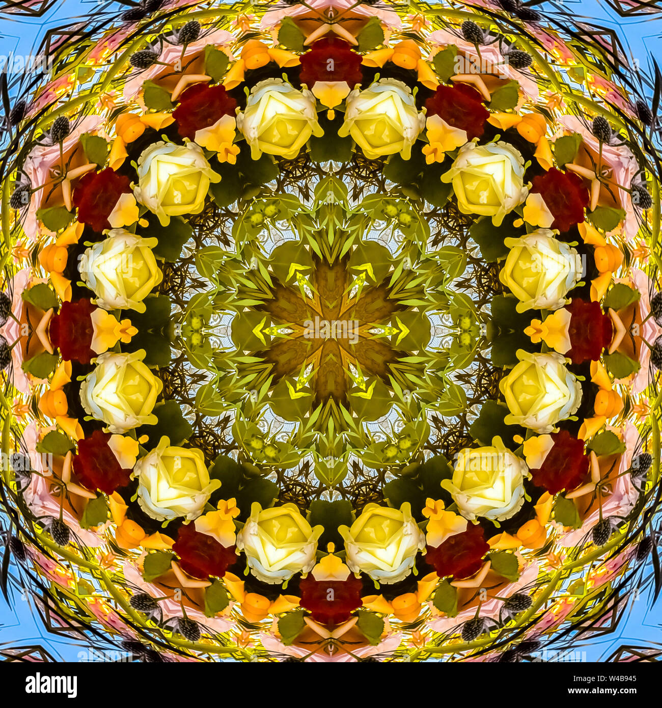 Geometric Rose Design