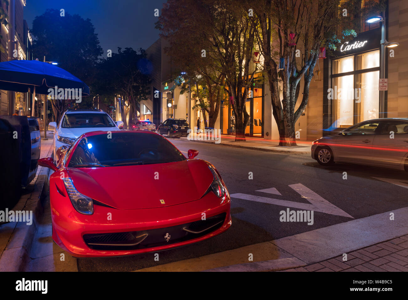Red ferrari 458 hi-res stock photography and images - Alamy