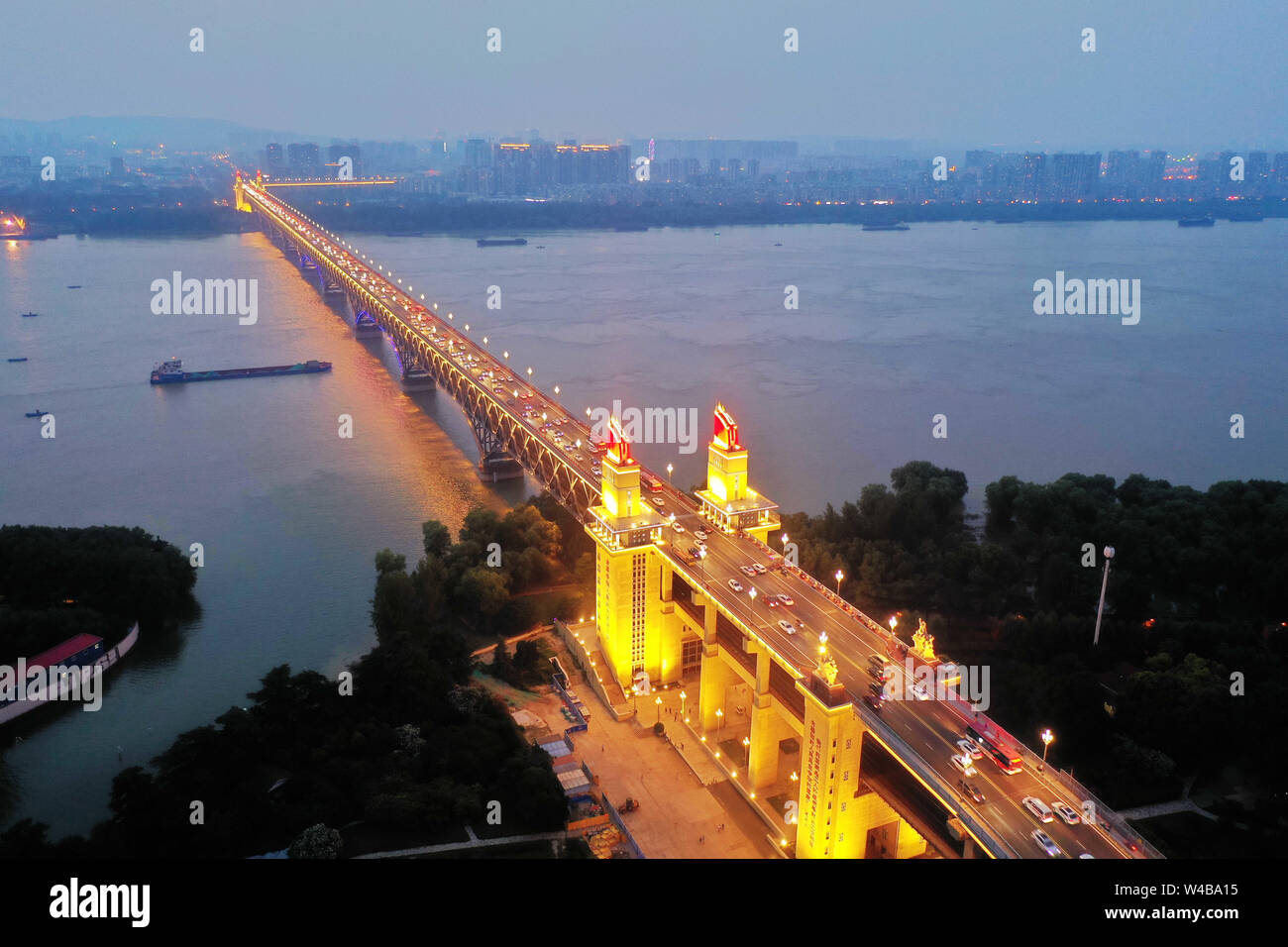 Jiangsu, China. 22nd July, 2019. Jiangsu, CHINA-On the evening of July ...