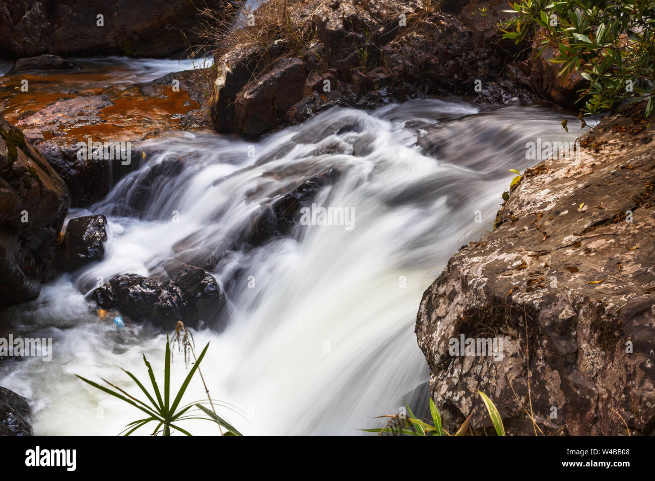 Waterfall in Dalat Stock Photo - Alamy