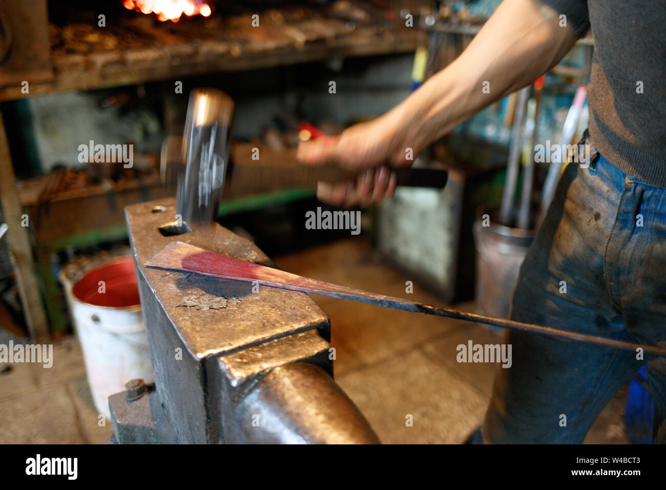 Forging hammer hi-res stock photography and images - Alamy