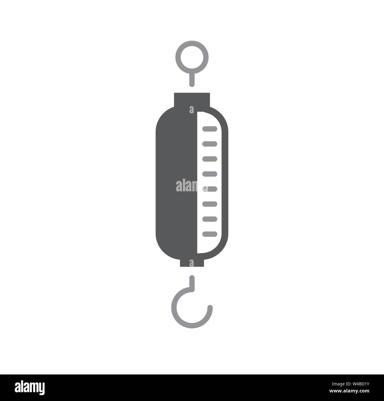 Scale icon on background for graphic and web design. Simple ...