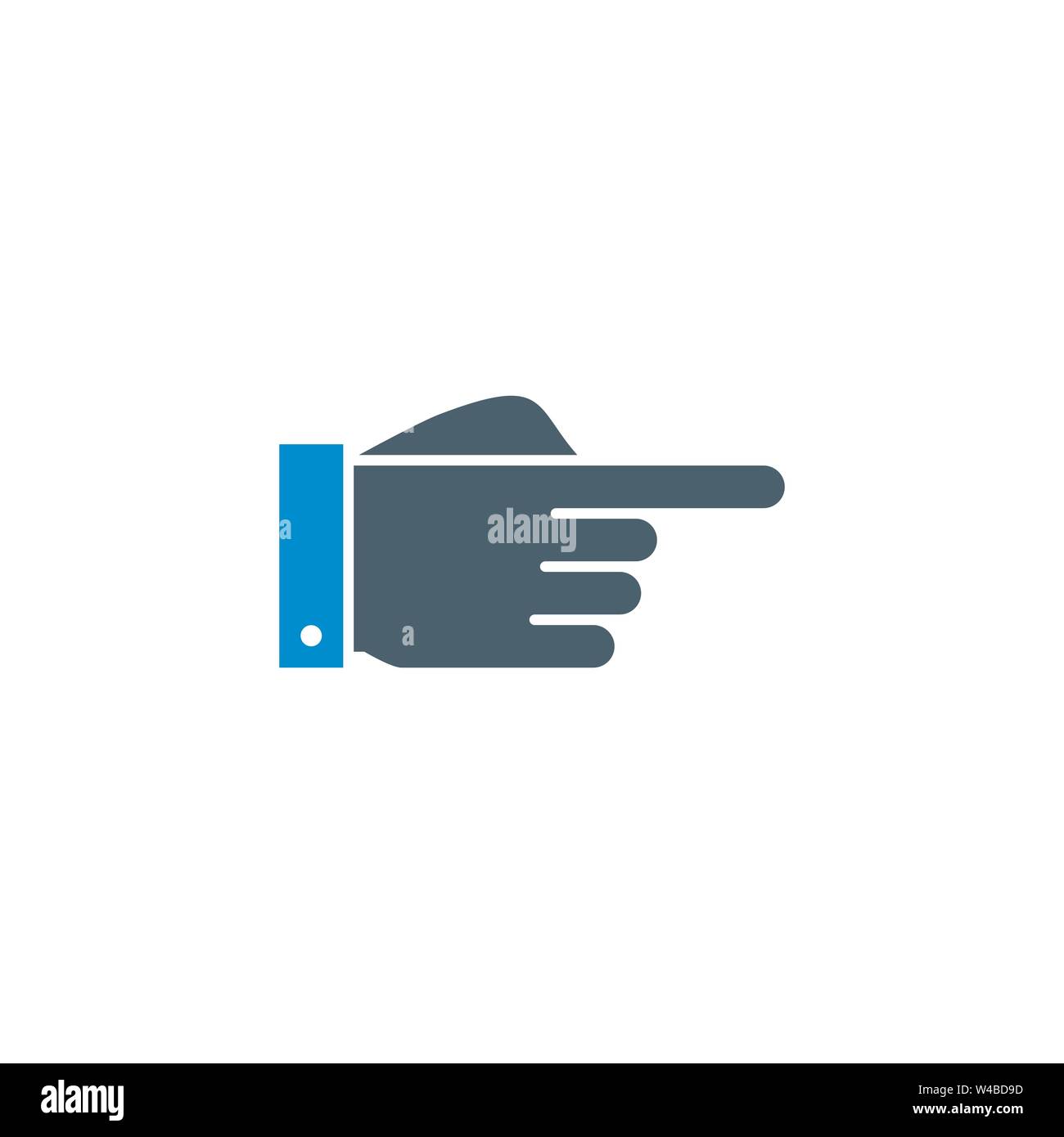 Hand Direction related vector glyph icon Stock Vector Image & Art - Alamy