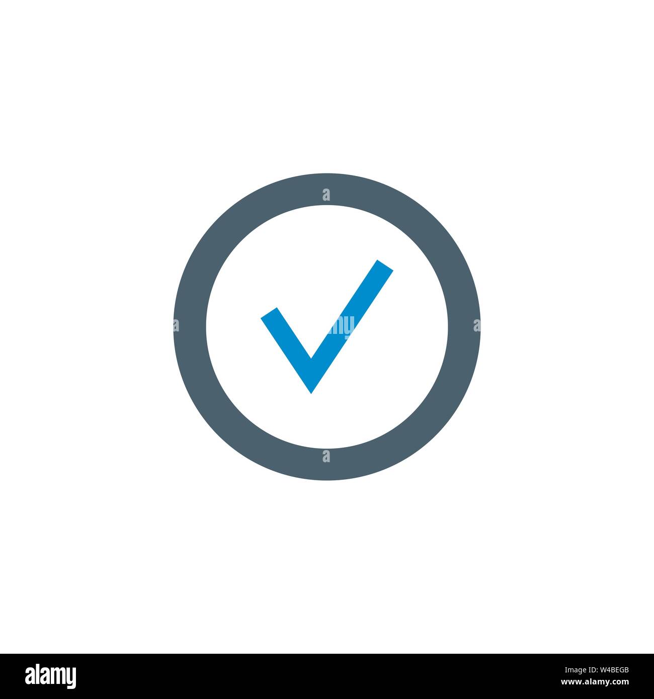 Check Mark related vector glyph icon Stock Vector Image & Art - Alamy