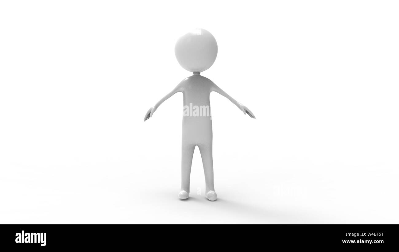 Stick Man Standing Up