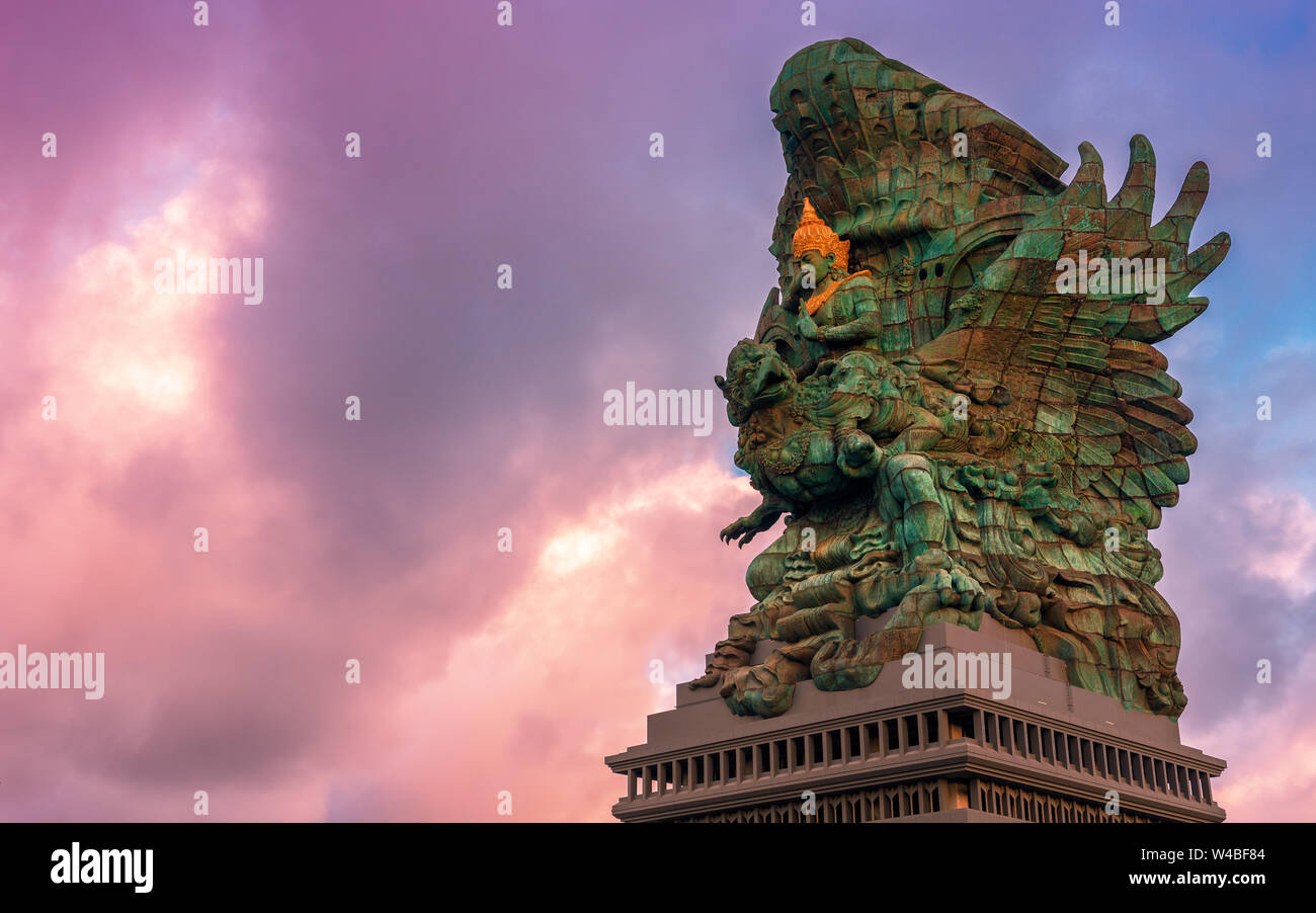 Garuda Wisnu Kencana statue. GWK 122-meter tall statue is one of the most recognizable and ...