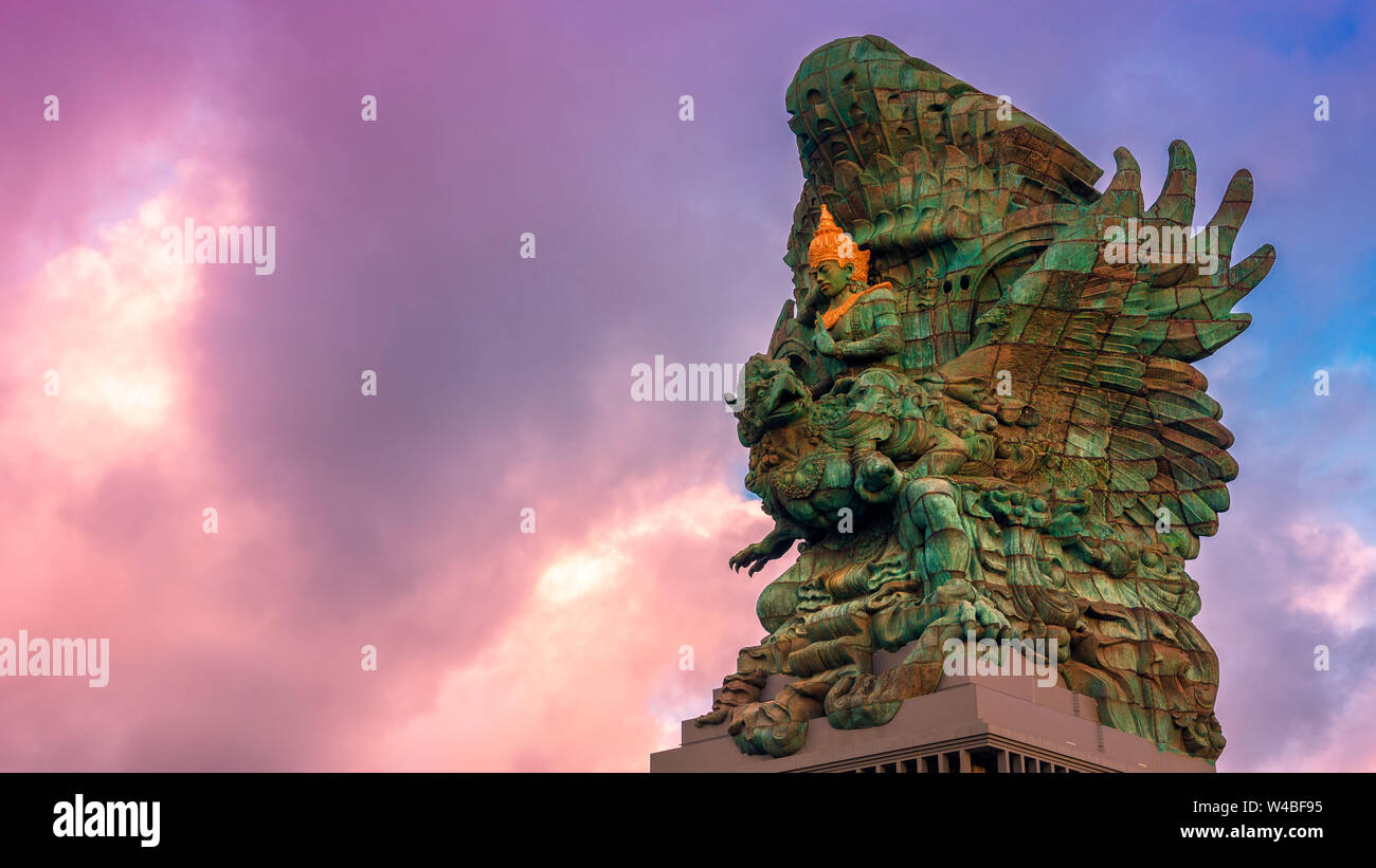 Garuda Wisnu Kencana statue. GWK 122-meter tall statue is one of the most recognizable and ...